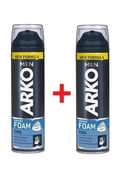 Arko Tıraş Köpüğü Cool 200 ml x 2'li Set