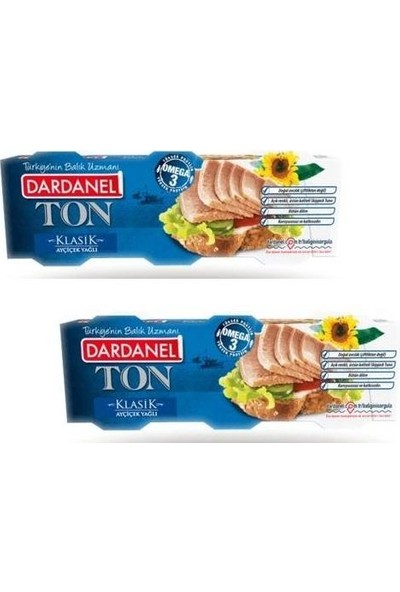 Dardanel Ton Balık Klasik 3 x 80 gr x 2'li Set Dardanel Ton Balık Klasik 3 x 80 gr x 2'li Set