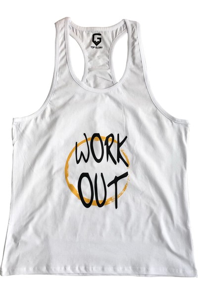 Top Glory Fitness Gym Tank Top Atlet Sporcu Atleti 5040