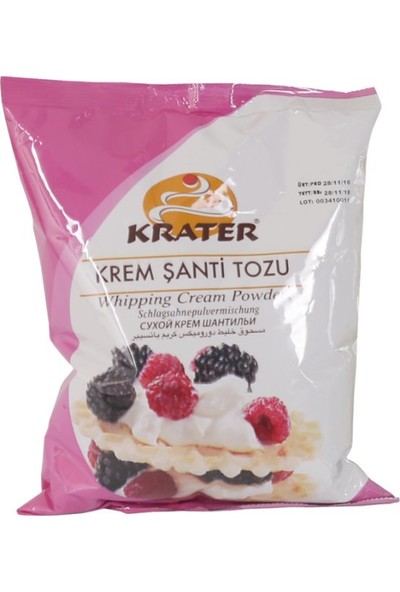 Krater Krem Şanti Toz 1 kg Krater Krem Şanti Toz 1 kg