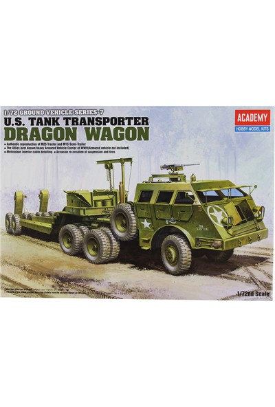 Academy 13409 1/72 U.S. Tank Transporter Maketi Dragon Wagon Academy 13409 1/72 U.S. Tank Transporter Maketi Dragon Wagon