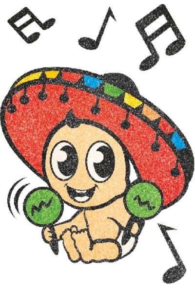 Kumtoys Kum Boyama Seti 8'li 10 Renk Yapışkanlı