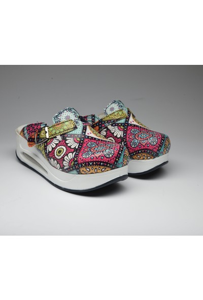 Nur Ortopedi Kilim Desenli Airmax Taban Bayan Sabo Terlik Nur Ortopedi Kilim Desenli Airmax Taban Bayan Sabo Terlik
