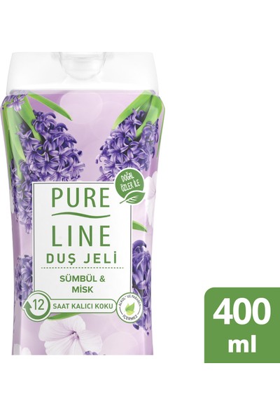 Pure Line Sümbül & Misk Duş Jeli 400 ML Pure Line Sümbül & Misk Duş Jeli 400 ML