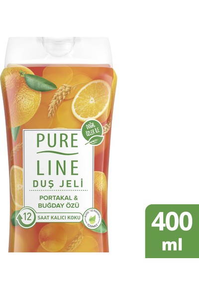 Pure Line Portakal & Buğday Özlü Duş Jeli 400 ML