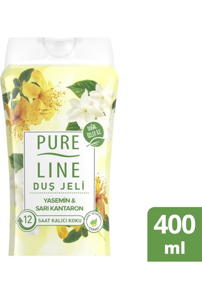 Pure Line Yasemin & Sarı Kantaron Duş Jeli 400 ML