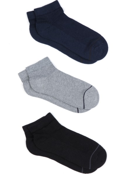 Mavi Erkek 3lü Patik Çorap Seti 090584-20933