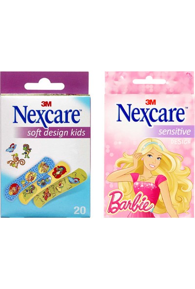 Nexcare Barbie Yara Bandı 10 Adet - Nexcare Soft Design Kids Yara Bandı 20 Adet Nexcare Barbie Yara Bandı 10 Adet - Nexcare Soft Design Kids Yara Bandı 20 Adet