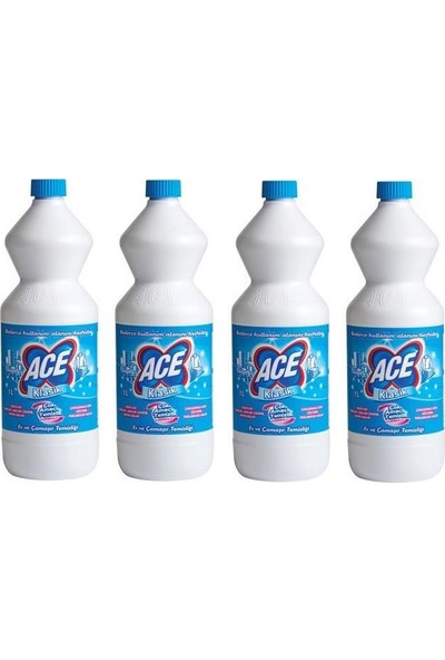 Ace Çamaşır Suyu Klasik 1 lt x4'lü