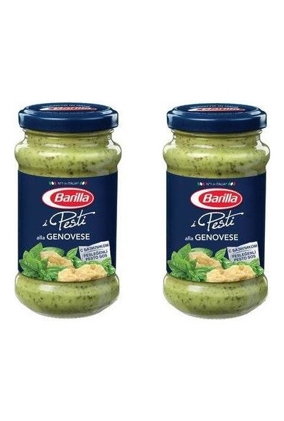 Barilla Fesleğenli Pesto Sos 190 gr x2'Li Set