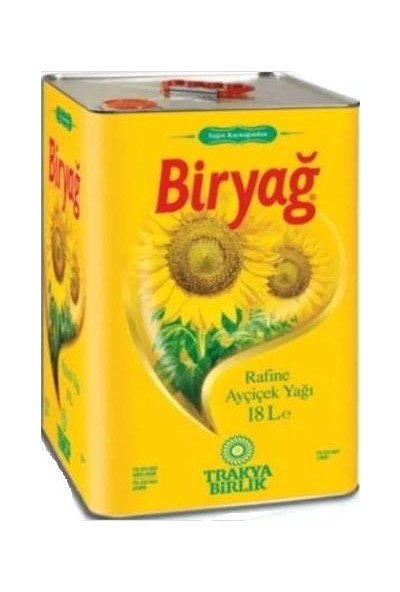 Biryağ Sıvı Ayçiçek Yağı 18 lt