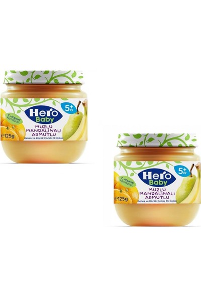 Hero Baby Muzlu Mandalina 125 gr x2'Li Set