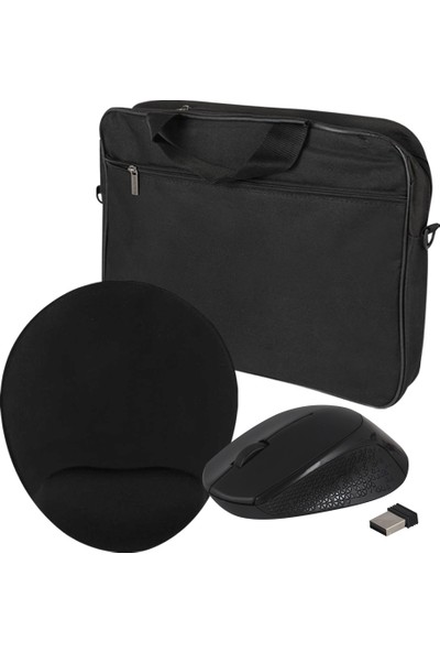 Evocase EVO300 15,6'' Notebook Çantası (EVO301 Bilek Destekli Mousepad + Kablosuz Mouse) Set Evocase EVO300 15,6'' Notebook Çantası (EVO301 Bilek Destekli Mousepad + Kablosuz Mouse) Set