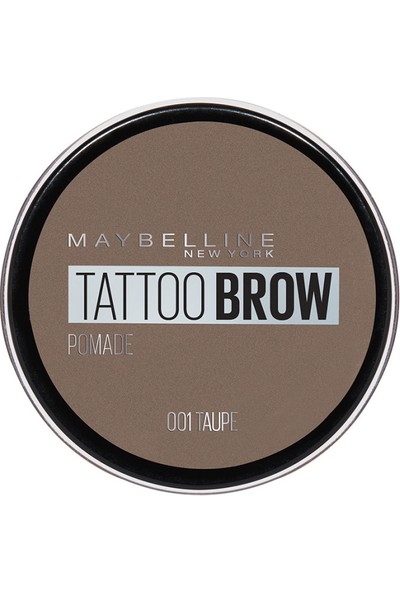 Maybelline New York Tattoo Brow Kaş Pomadı - 01 Taupe (Açık Ton) Maybelline New York Tattoo Brow Kaş Pomadı - 01 Taupe (Açık Ton)
