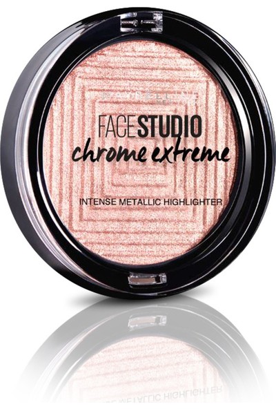 Maybelline New York Face Studio Chrome Extreme Metalik Aydınlatıcı Pudra - 350 Molten Rose Gold Maybelline New York Face Studio Chrome Extreme Metalik Aydınlatıcı Pudra - 350 Molten Rose Gold
