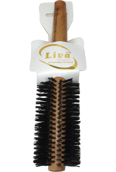 Liva Saç Fırçası Yanmaz Profesyonel Fön Fırçası Büyük