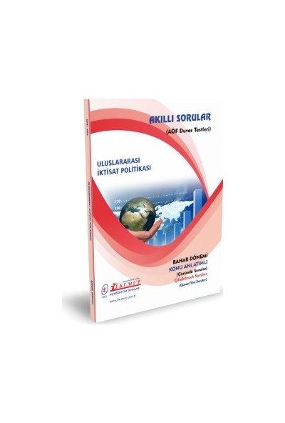 İlkumut AÖF - Uluslararası İktisat Politikası