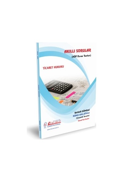 İlkumut AÖF - Ticaret Hukuku