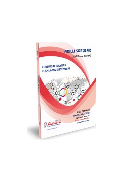 İlkumut AÖF - Kurumsal Kaynak Planlama Sistemleri İlkumut AÖF - Kurumsal Kaynak Planlama Sistemleri