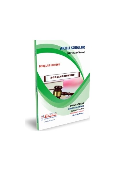 İlkumut AÖF - Borçlar Hukuku