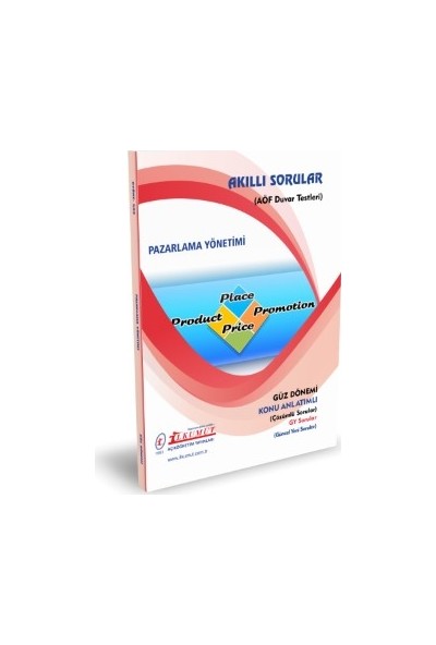 İlkumut AÖF - Pazarlama Yönetimi İlkumut AÖF - Pazarlama Yönetimi