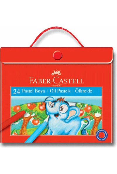 Faber Castell Çantalı Pastel Boya 24'lü