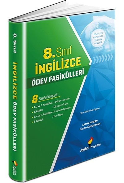 Aydın Yayınları 8. Sınıf Ingilizce Ödev Fasikülleri Aydın Yayınları 8. Sınıf Ingilizce Ödev Fasikülleri