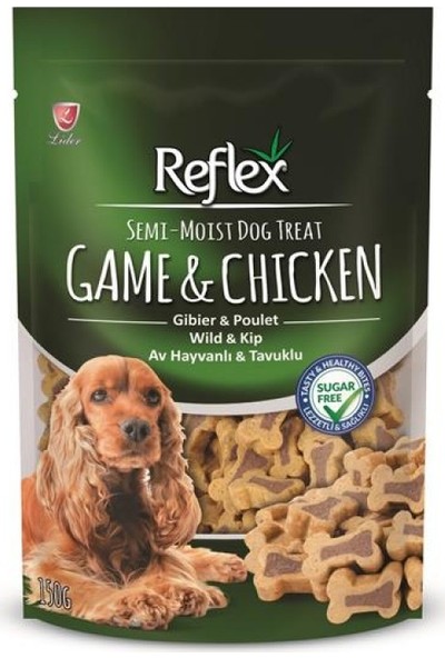 Reflex Yarı Yumuşak Ödül Maması Av Hayvanlı & Tavuklu 150 Gr Reflex Yarı Yumuşak Ödül Maması Av Hayvanlı & Tavuklu 150 Gr