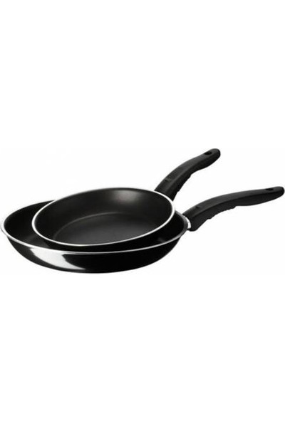 IKEA Kavalkad 2'li Teflon Siyah Kızartma Tava Seti IKEA Kavalkad 2'li Teflon Siyah Kızartma Tava Seti