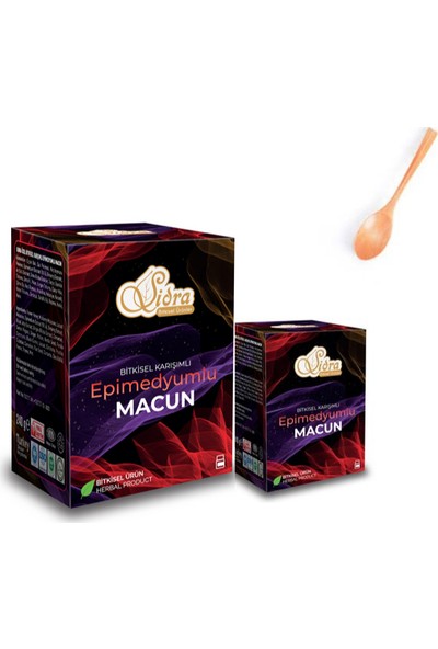 Adaşifa Sidra Epimedyumlu Macun Set 240GR -Sidra Epimedyumlu Macun 43GR Ikili-Macun Kaşığı Hediyeli