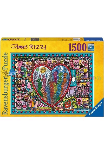 Ravensburger Puzzle James Rizzi - Sevgi 1500 Parça 162956