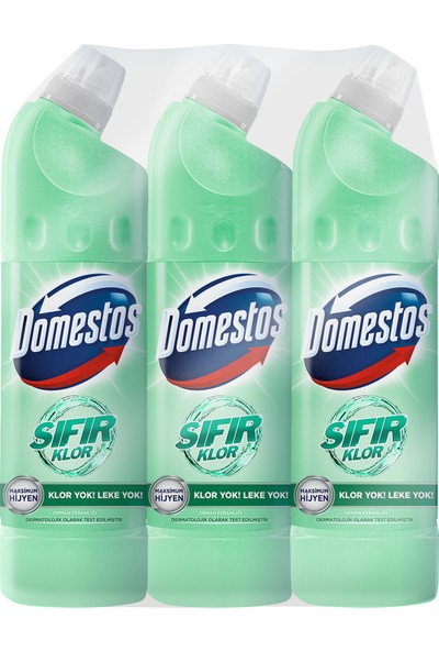 Domestos Sıfır Klor 675 ml Orman Ferahlığı - 3'lü Copack