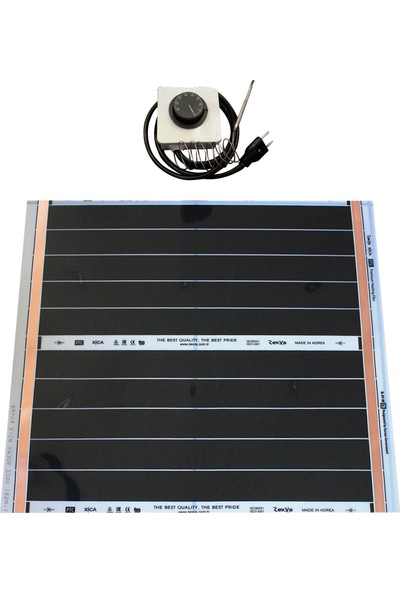 Rexva Xica PTC-306 82.5 Watt 220 Volt Analog Gazlı Termostatlı Karbon Isıtıcı Film 50 x 60 cm Rexva Xica PTC-306 82.5 Watt 220 Volt Analog Gazlı Termostatlı Karbon Isıtıcı Film 50 x 60 cm