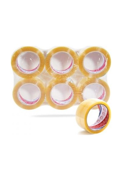 Vege (Aslan) Koli Bandı 45 mm X100 Metre Şeffaf 12 Adet Vege (Aslan) Koli Bandı 45 mm X100 Metre Şeffaf 12 Adet