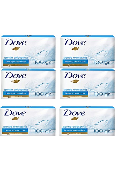 Dove Güzellik Sabunu Gentle Exfoliating 100 gr x 6