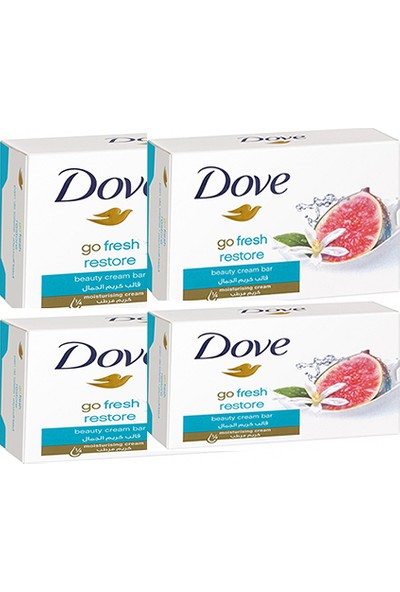 Dove Güzellik Sabunu Restore Incir 100 gr x 4 Dove Güzellik Sabunu Restore Incir 100 gr x 4