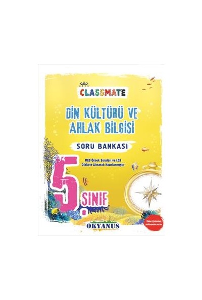Okyanus 5. Sınıf Classmate Din Kültürü Ve Ahlak Bilgisi Soru Bankası