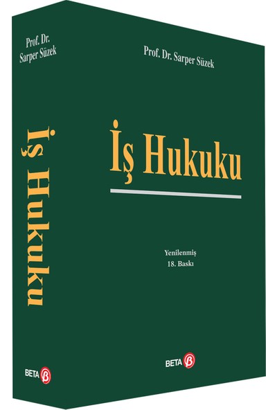 İş Hukuku - Sarper Süzek