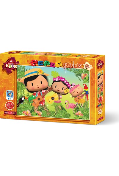Art Çocuk Puzzle Pepe'nin Orman Müzikali 50 Parça Puzzle Art Çocuk Puzzle Pepe'nin Orman Müzikali 50 Parça Puzzle