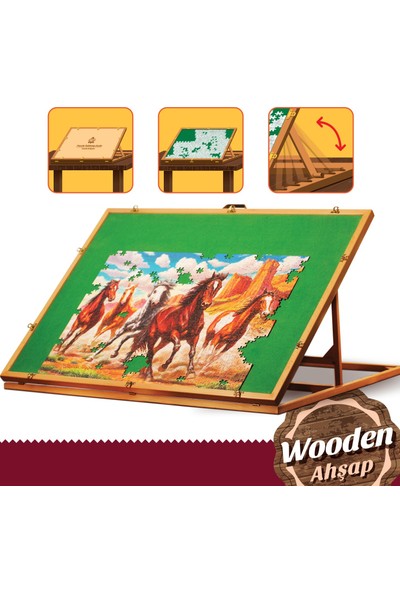 Art Puzzle Puzzle Sehpası (Ahşap) Art Puzzle Puzzle Sehpası (Ahşap)