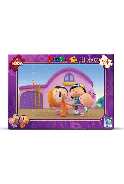 Art Çocuk Frame Puzzle Pepe Kutu Kutu Pense Oynuyor 24 Parça Puzzle Art Çocuk Frame Puzzle Pepe Kutu Kutu Pense Oynuyor 24 Parça Puzzle