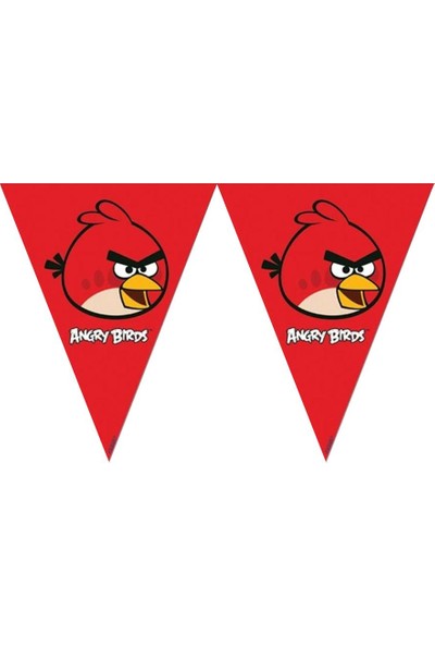 Kikajoy Angry Birds Lisanslı Üçgen Bayrak Afiş