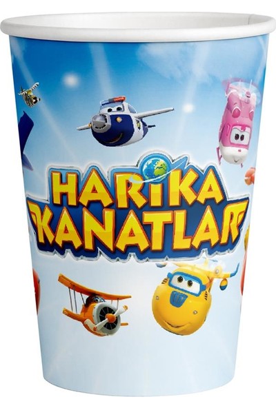 Kiakjoy Harika Kanatlar Karton Bardak 8'li