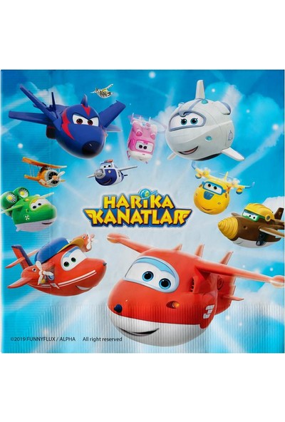 Kikajoy Harika Kanatlar Kağıt Peçete 33 x 33 cm 16'lı