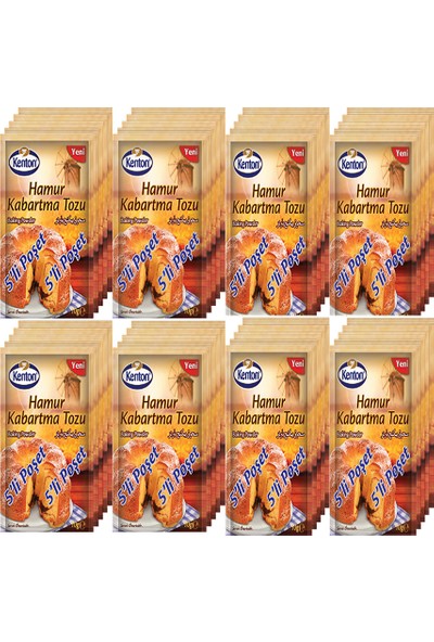 Kenton Hamur Kabartma Tozu 10 gr 40 Lı Ekonomik Paket