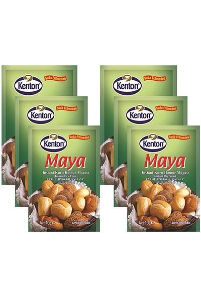 Kenton Instand Kuru Hamur Mayası 10 gr 6 Lı Paket Kenton Instand Kuru Hamur Mayası 10 gr 6 Lı Paket