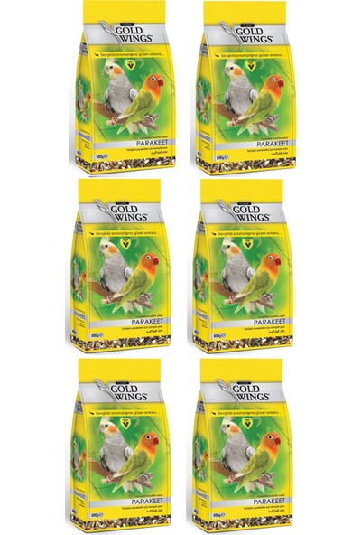 Gold Wings Classic Paraket Sultan Cennet Yemi 500 g x 6 Adet Gold Wings Classic Paraket Sultan Cennet Yemi 500 g x 6 Adet