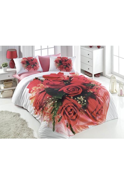 Örtüm Redrose Çift Kişilik Uyku Seti