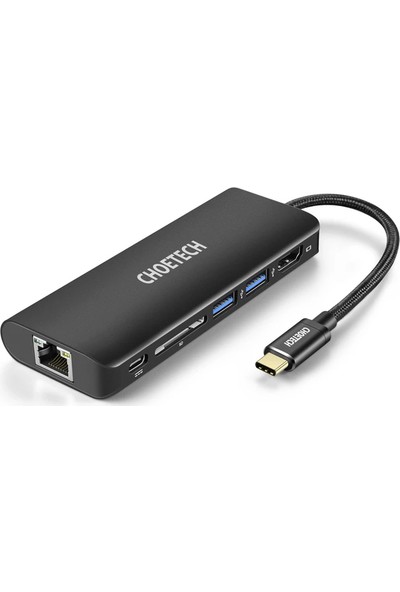 Choetech Apple MacBook Type-C 6 In 1 Hub Choetech Apple MacBook Type-C 6 In 1 Hub