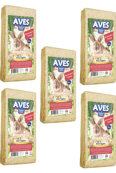 Aves Kemirgen Tavşan Hamster Ginepig Talaşı 15 l - 5 Adet